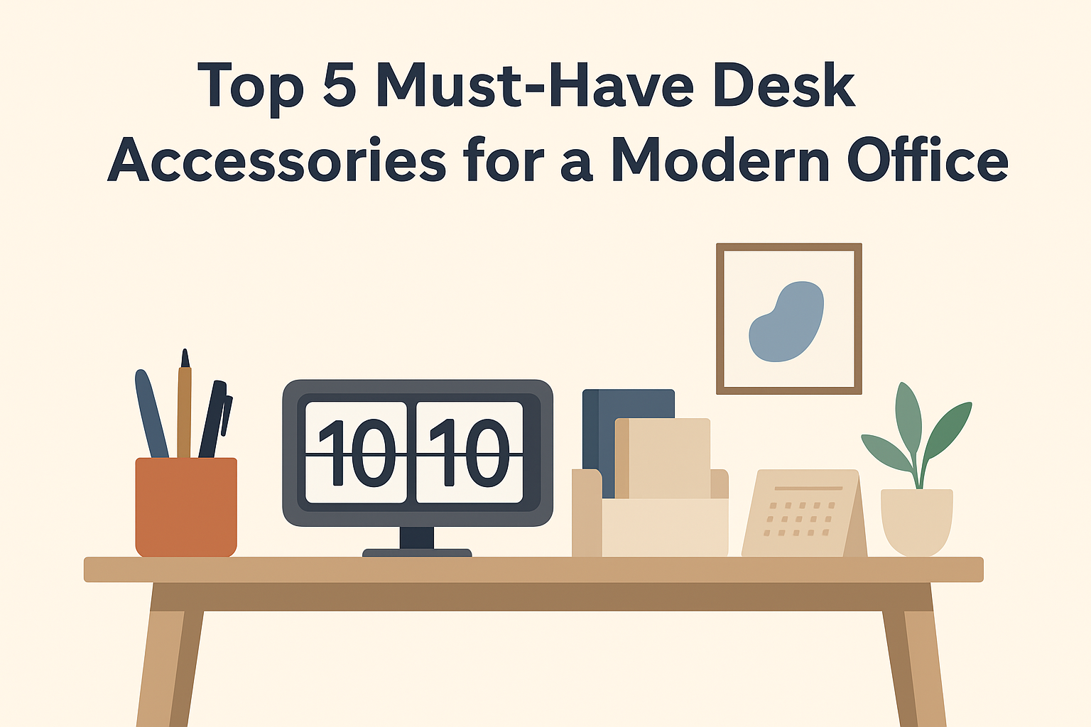 🪄 Top 5 Must-Have Desk Accessories for a Modern Office – LayerStory
